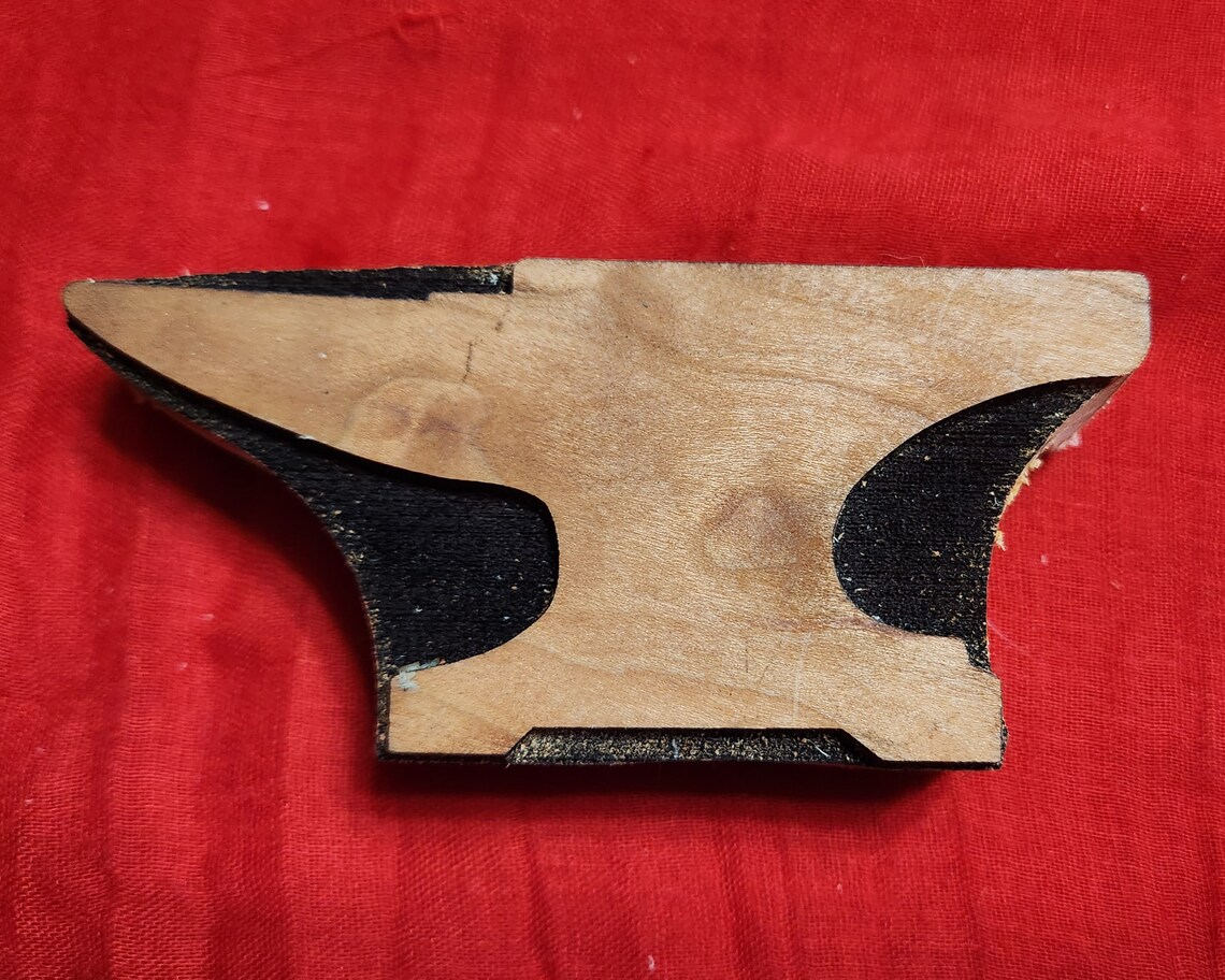 Heraldry Anvil Woodcut Stamp for Wood Block Printing or Leather ...