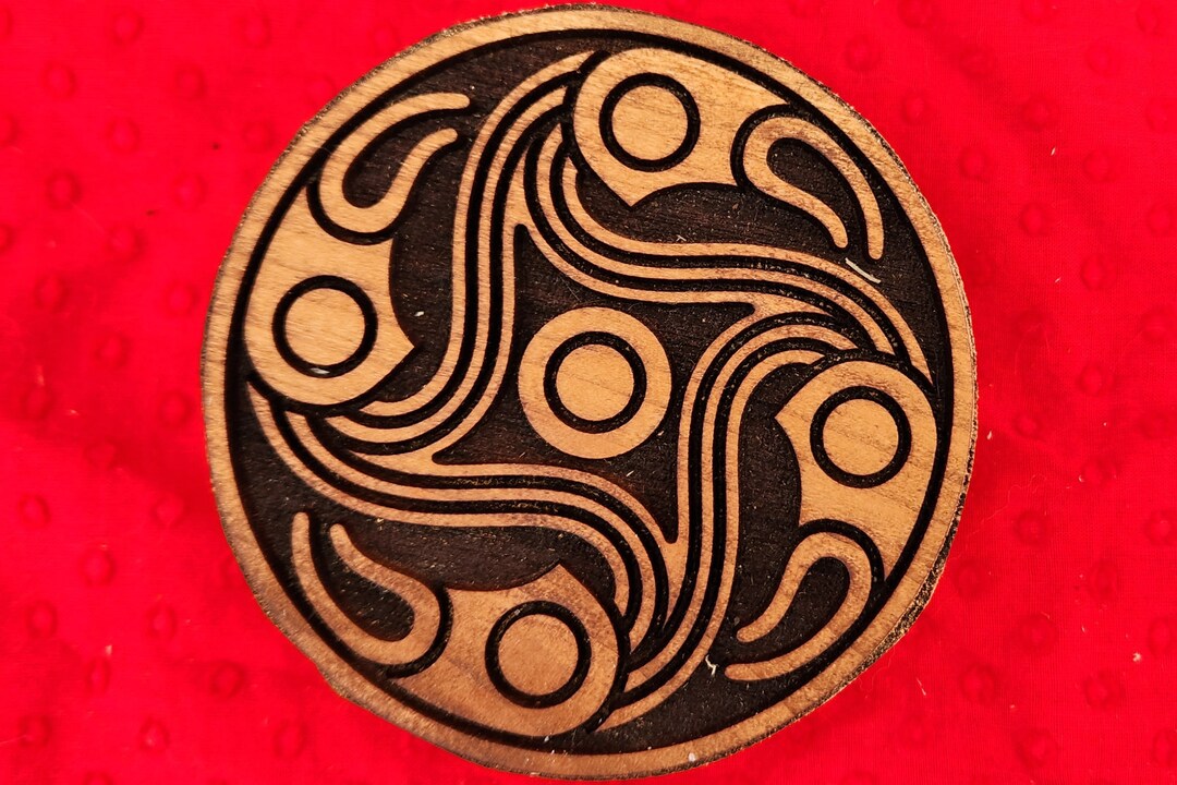 10th-11th Century Mammen Pre-viking Style Germanic Quad Raven Wheel ...