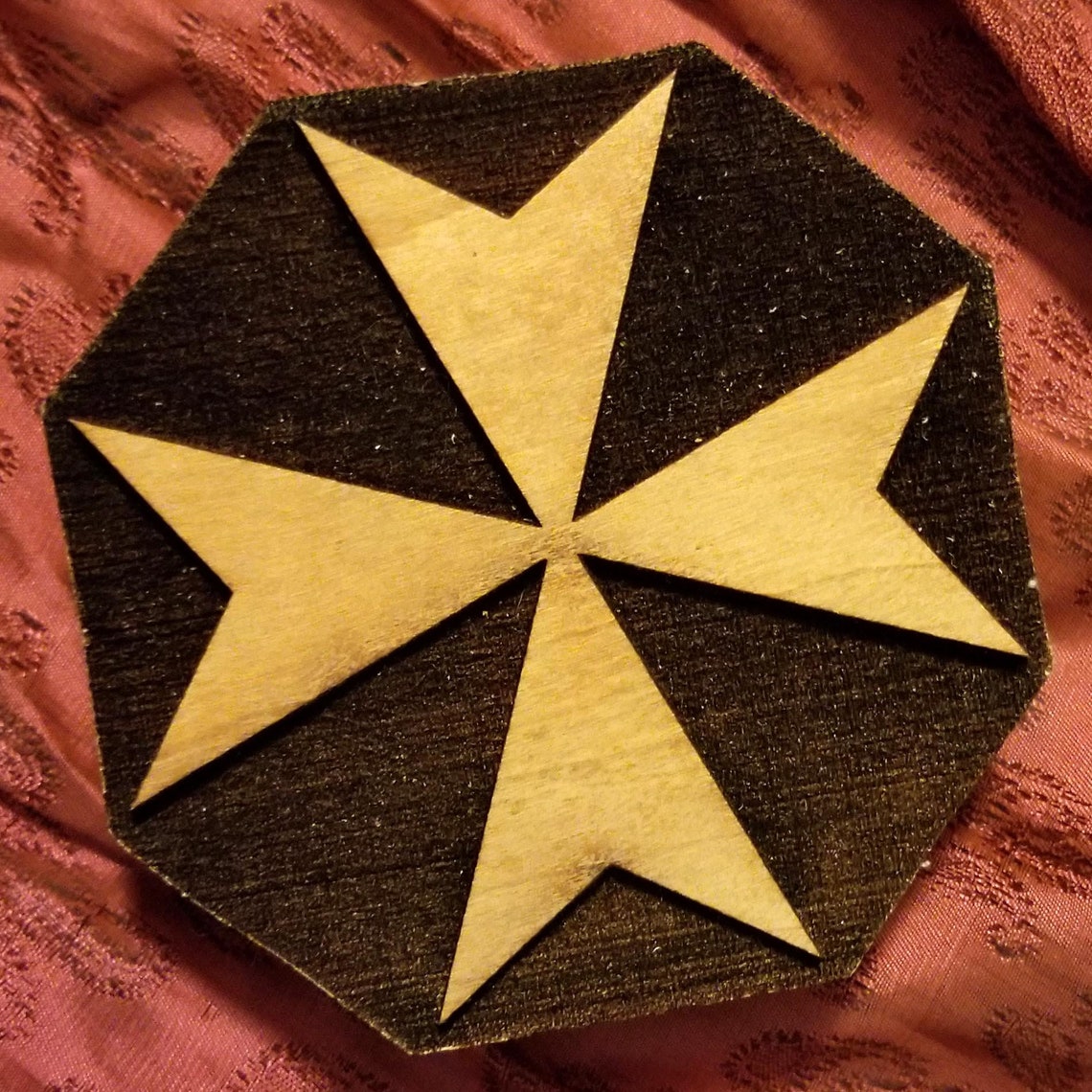 Maltese Cross Woodcut for Wood Block Printing or Leather | Etsy