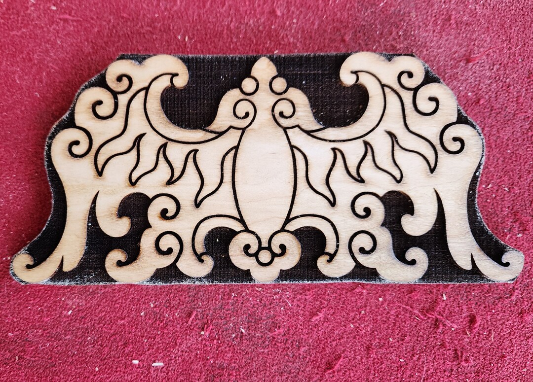 Chinese Bat Woodcut Stamp for Wood Block Printing or Leather Embossing ...