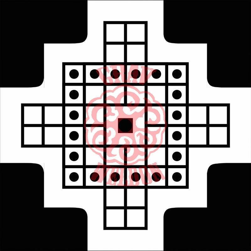 9th Century Rus Geometric Gameboard Woodcut for Wood Block - Etsy