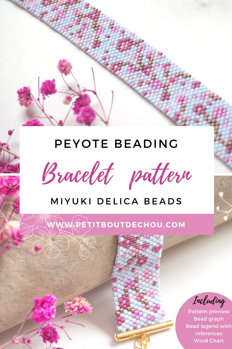 PDF Peyote Bracelet Pattern/beading Grid/odd Count Peyote - Etsy