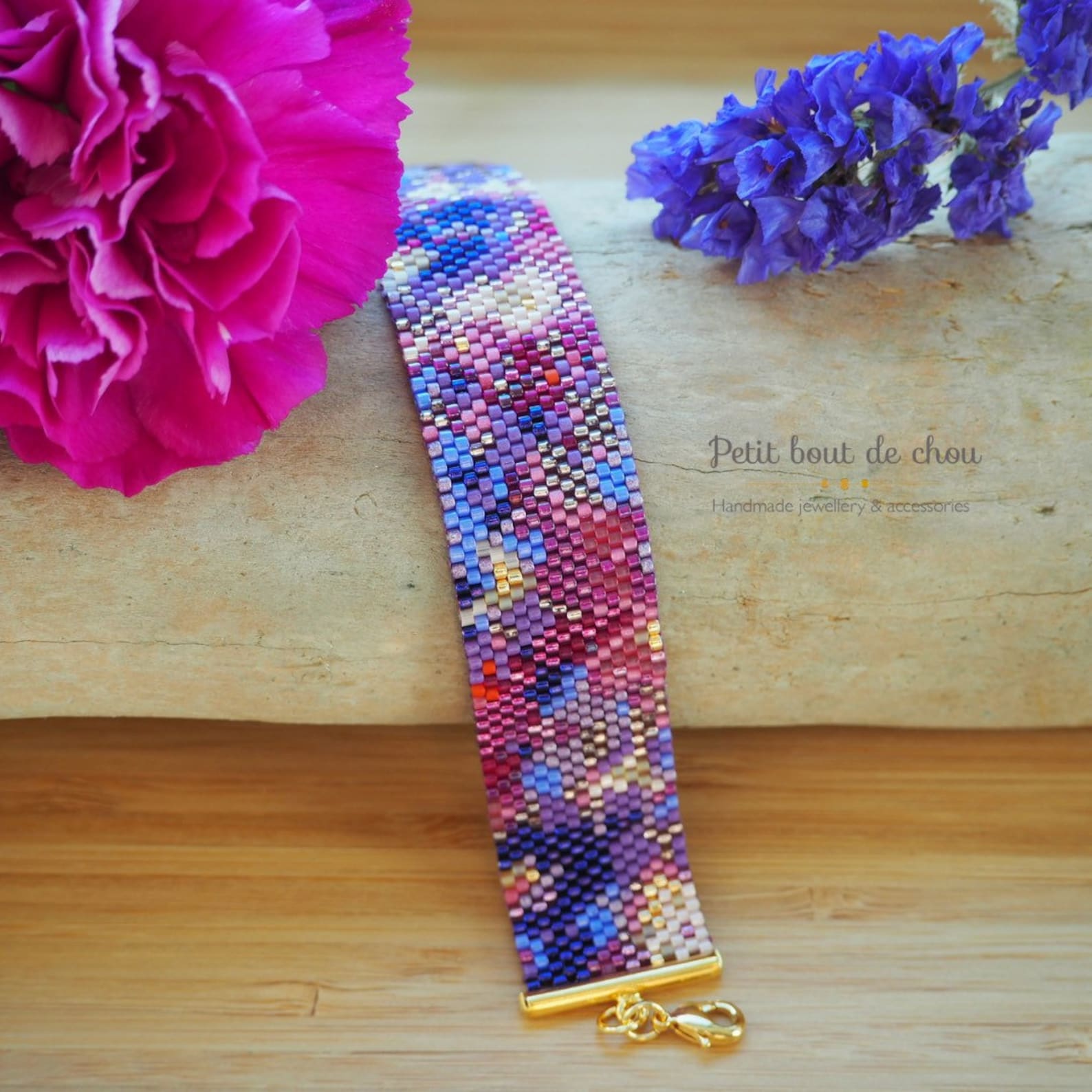 Peyote Beading Bracelet Pattern Pdf/peyote Stitch Odd Count/miyuki ...