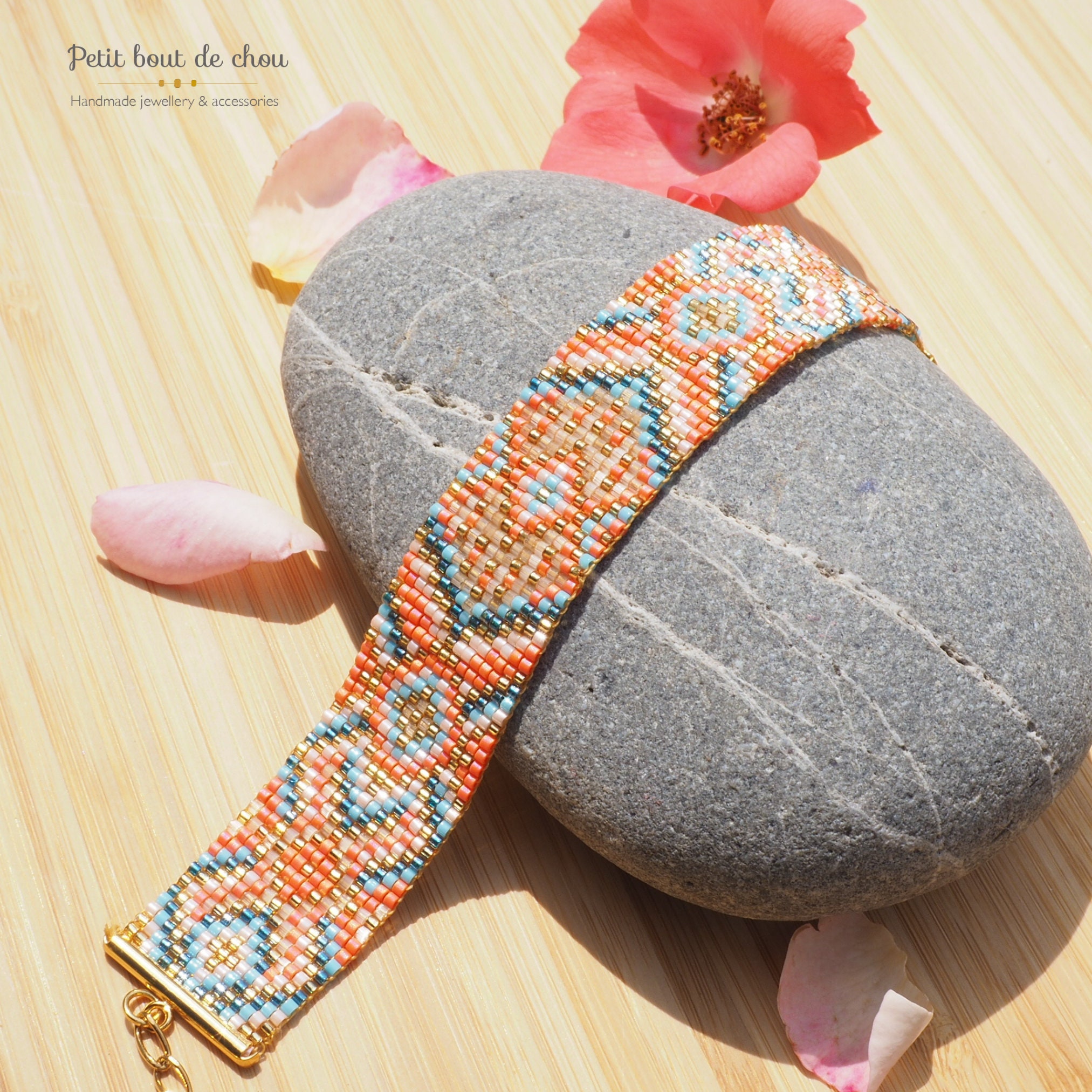 Loom Miyuki Bracelet Pattern/loom Pattern Bracelet/bead - Etsy