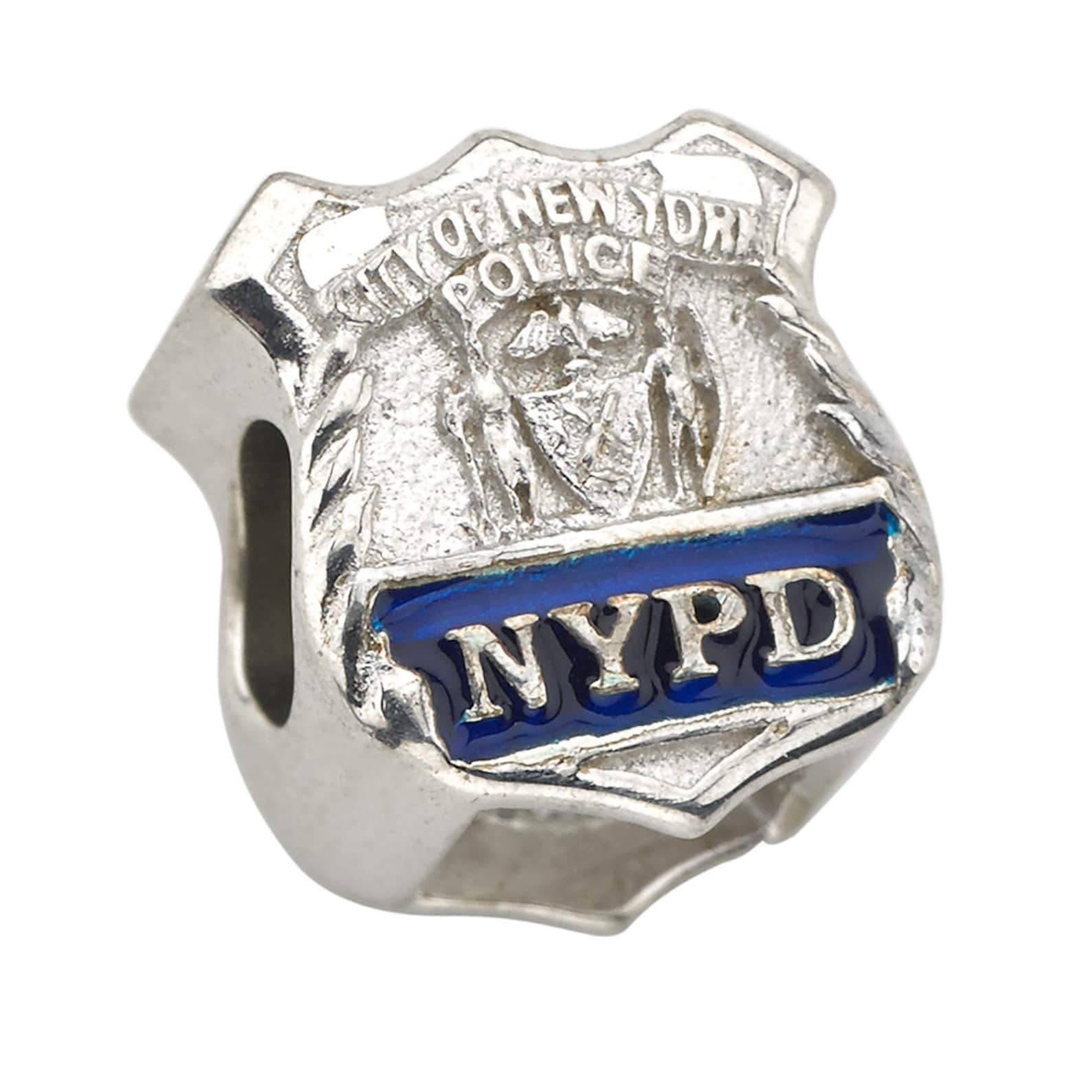 NYPD Shield Charm Fits Pandora Bracelet Sterling Silver - Etsy