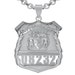 NYPD Shield Pendant - Police Officer - Sterling Silver - Etsy