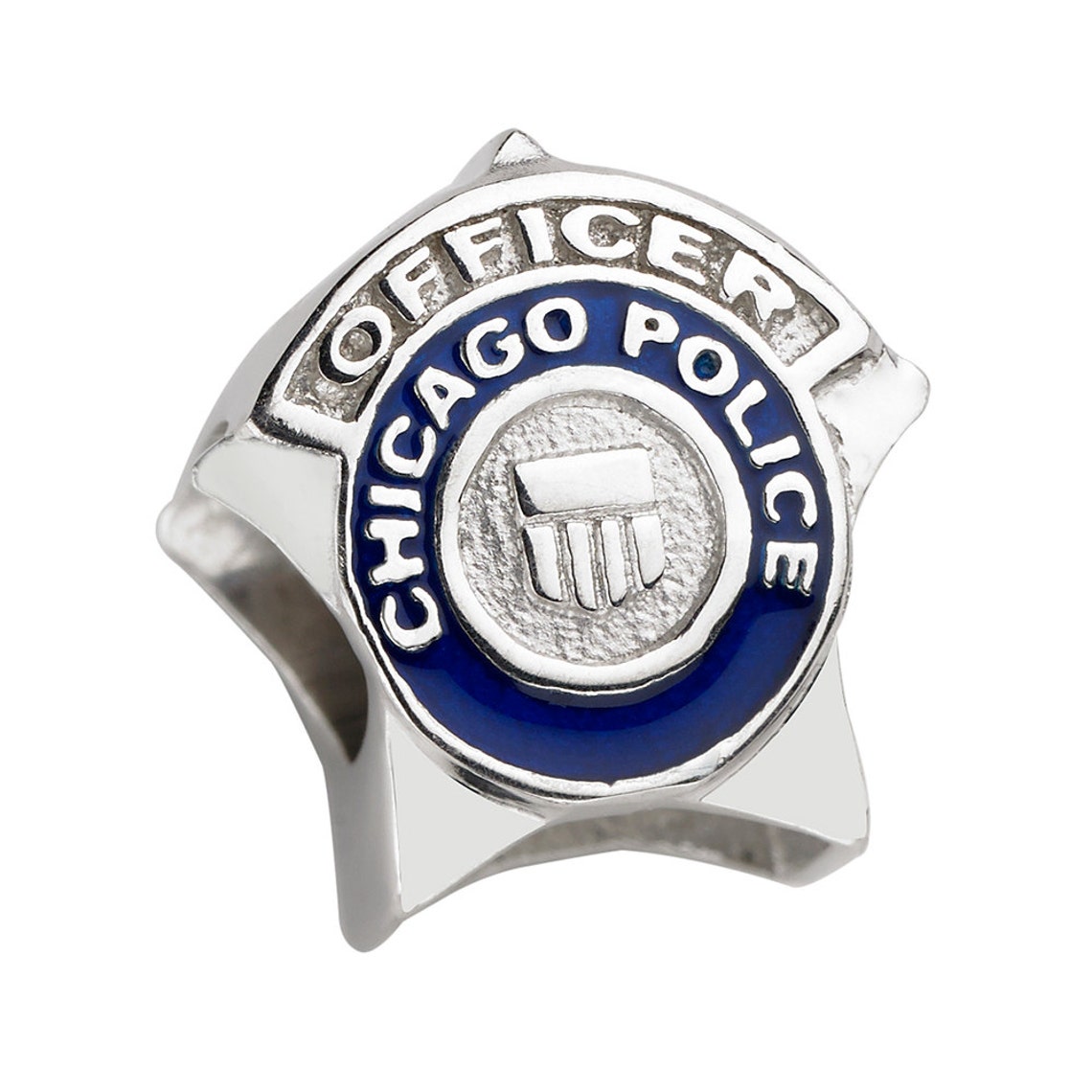 Chicago Police Charm Fits Pandora Bracelet Sterling Silver - Etsy