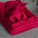 LINEN NAPKINS SET 6 Raspberry Red Washed 100% Linen Napkins - Etsy