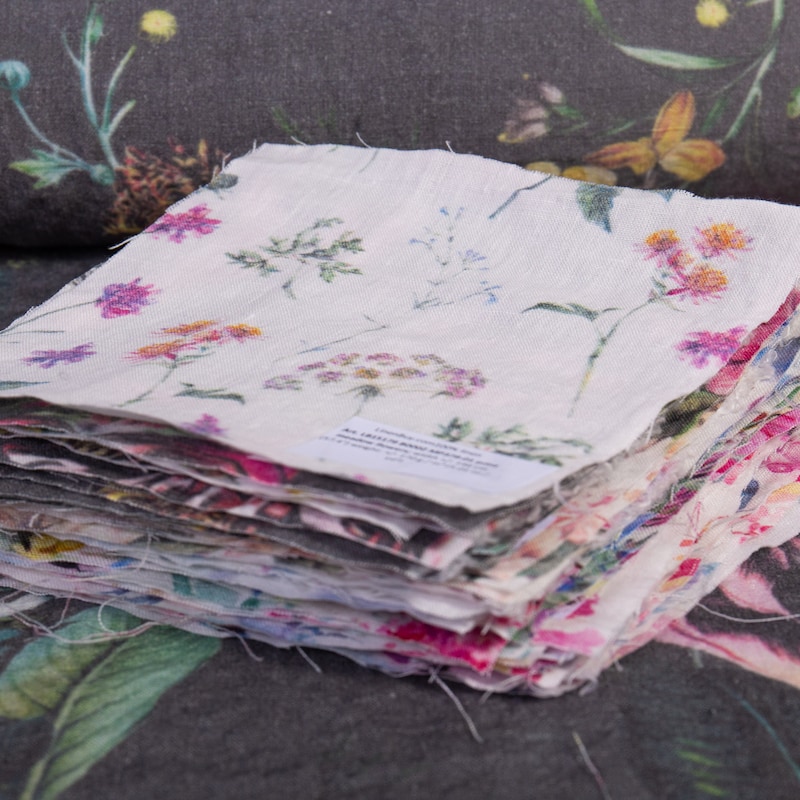 Linen Fabric Samples - Etsy