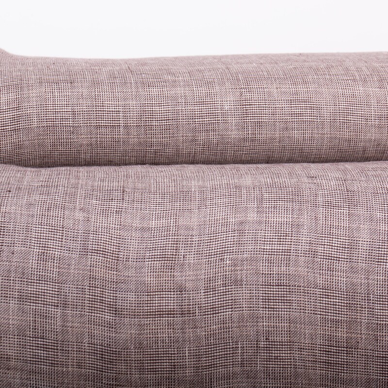 Checked Linen Fabric - Etsy