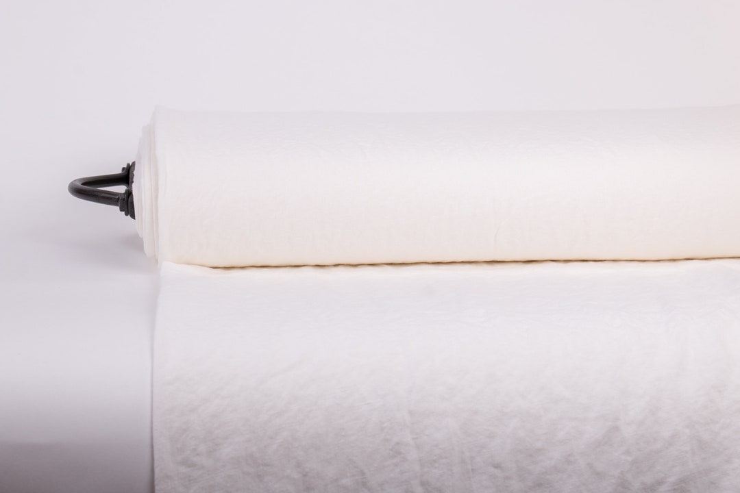 Heavy Weight Off-white Linen Fabric: 100% Pure, Washed 280gsm - Etsy