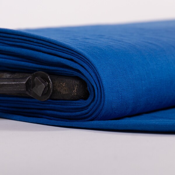 Blue Linen Fabric - Etsy