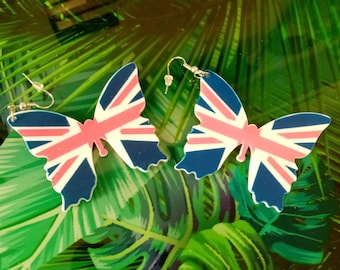 Union Jack Butterfly - Etsy