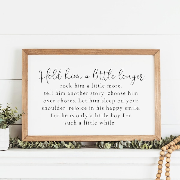 Little Boy Sign - Etsy