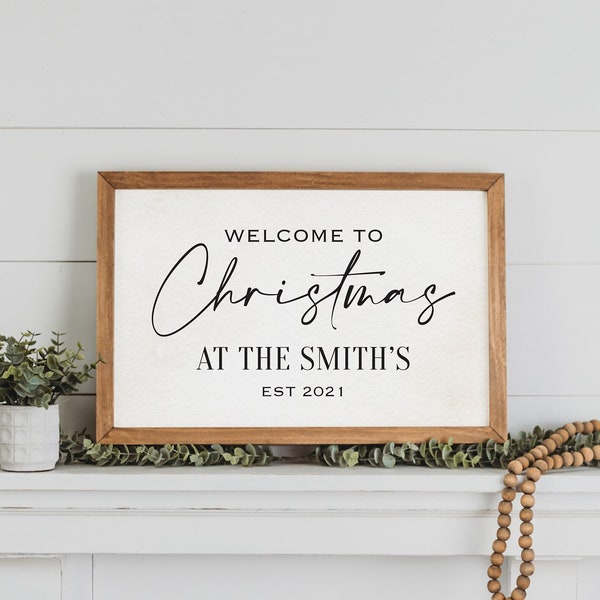 Personalized Christmas Signs - Etsy