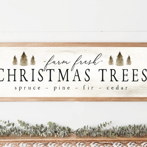 Large Farm Fresh Christmas Trees Christmas Decor Christmas | Etsy