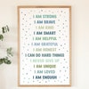 Playroom Art, Positive Affirmations Kids, Affirmation Wall Art ...