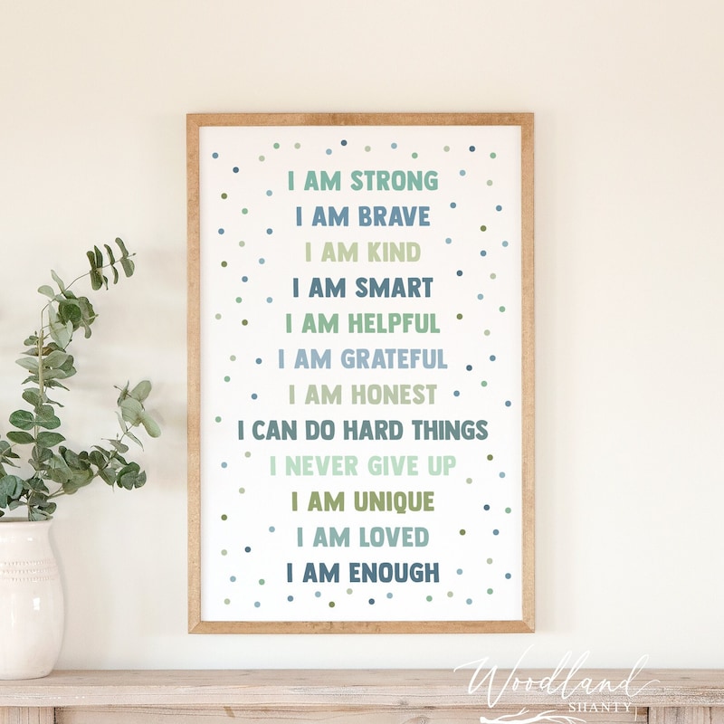 Affirmation Sign - Etsy