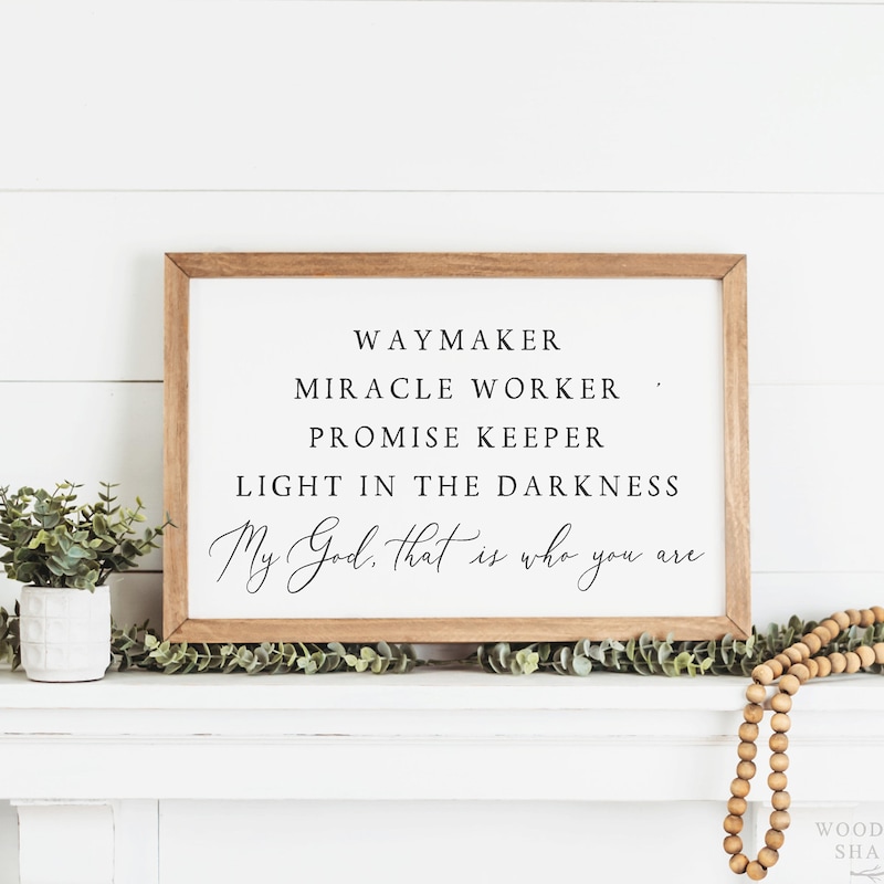 Way Maker Sign - Etsy