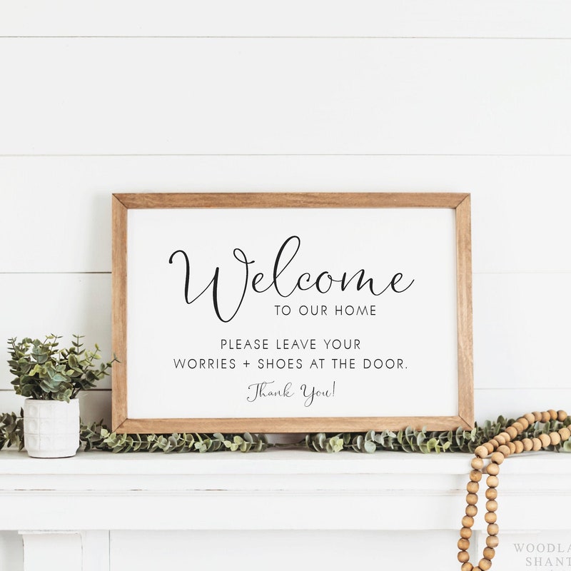 Foyer Welcome Sign - Etsy