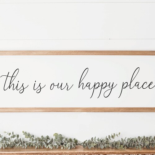 This is Our Happy Place Sign Our Happy Place Sign This is - Etsy
