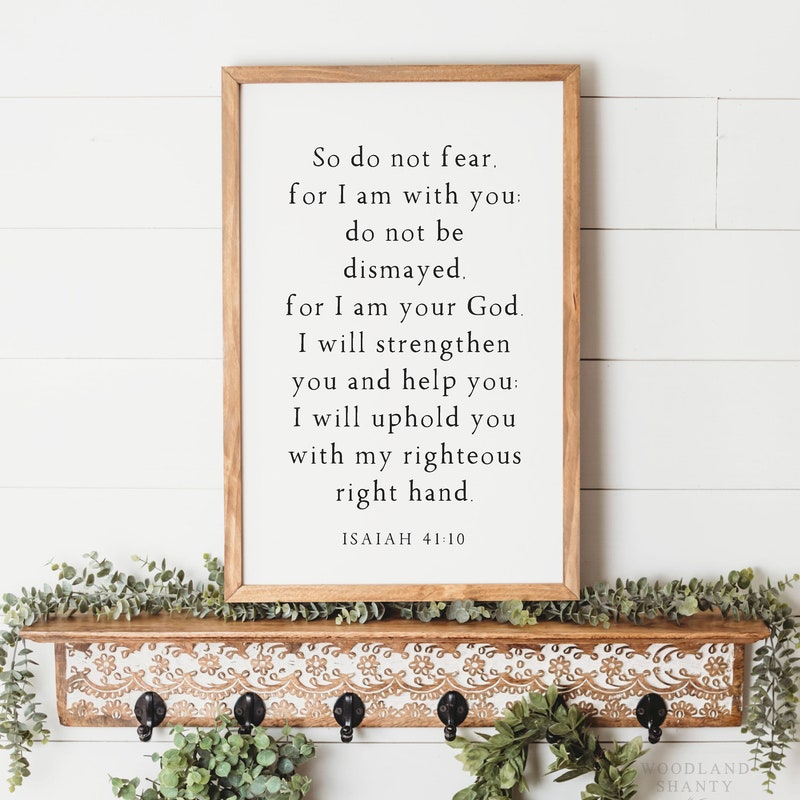 Isaiah 41 10 - Etsy