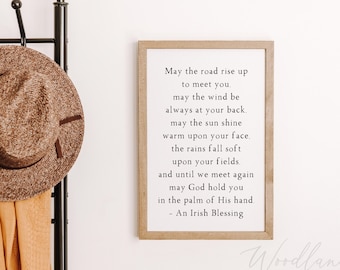 May the Road Rise to Meet You - Etsy