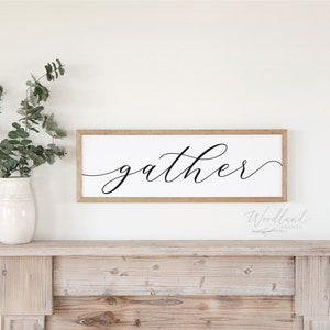 Gather Sign for Dining Room - Etsy