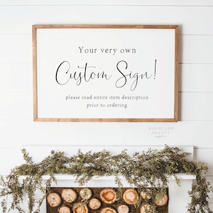 Custom Sign - Make Your Own Sign