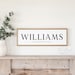 Personalized Farmhouse Style Monogram Sign Personalized - Etsy