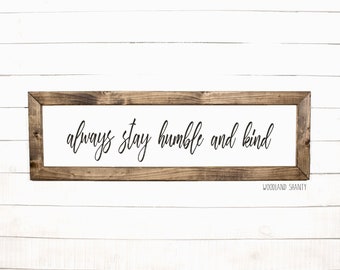 Stay humble | Etsy