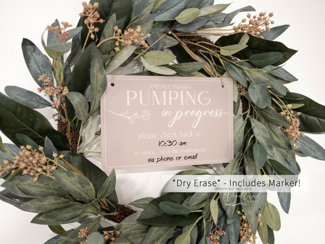 Pumping Sign, Pumping Sign for Work, Breastfeeding Door Sign, Nursing ...