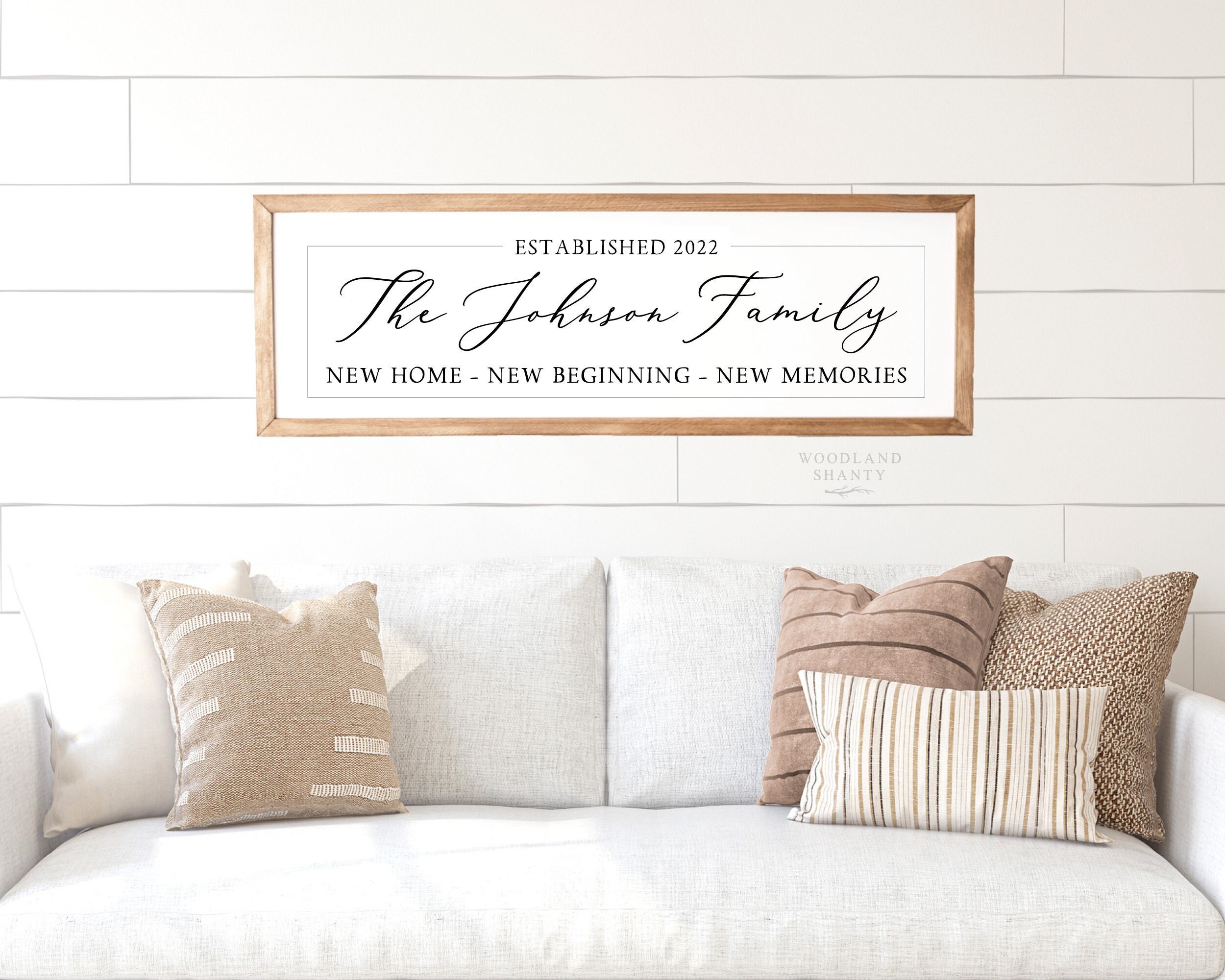New Home Sign Personalized New Home New Beginning Sign - Etsy