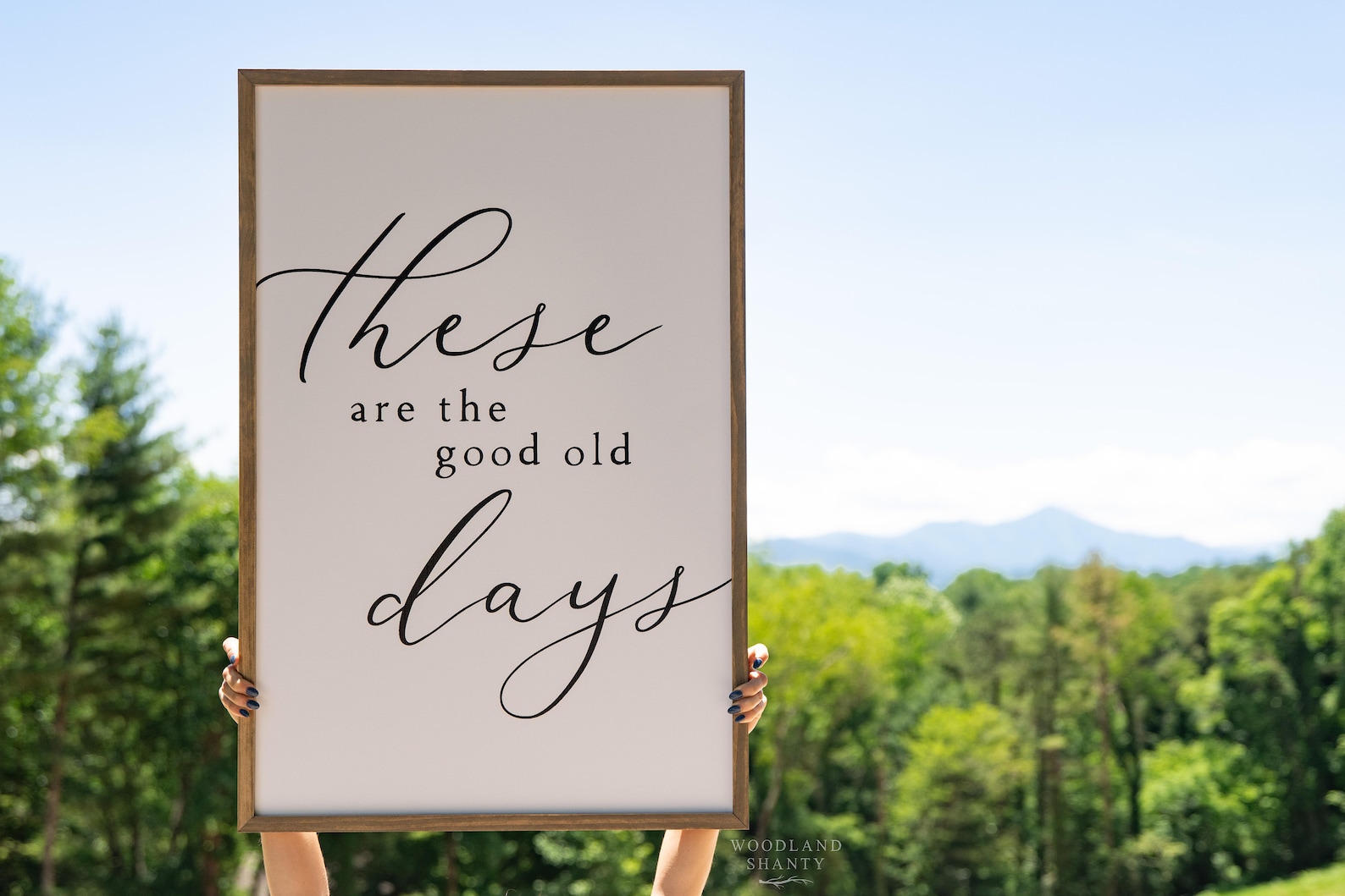 These Are the Good Old Days Sign - Etsy