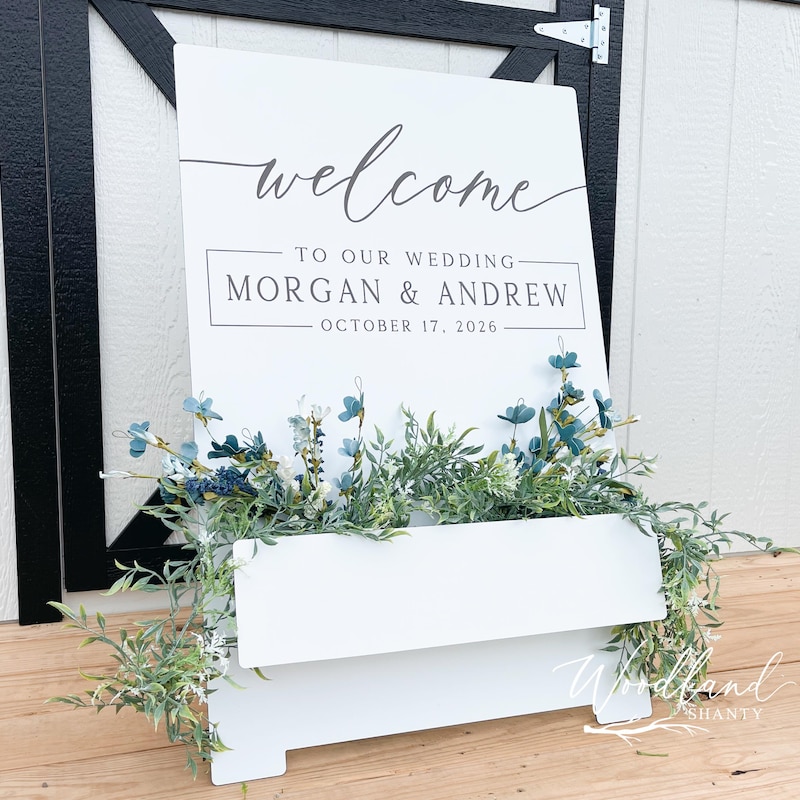 Flower Box Welcome Signs - Etsy