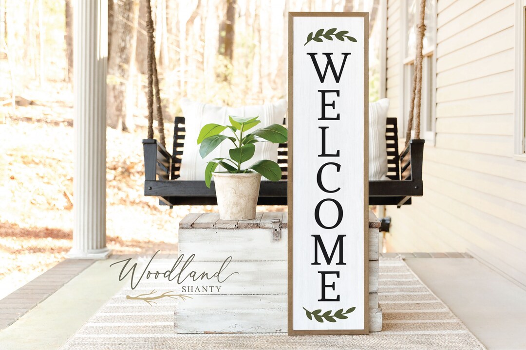Welcome Porch Sign, Welcome Porch Sitter Sign, Welcome Sign Porch ...