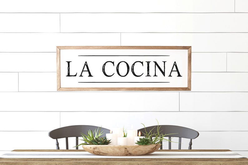 La Cocina Sign Spanish Mexican Kitchen Decor - Etsy