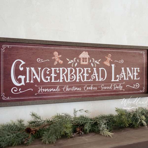 Gingerbread Wall Art - Etsy