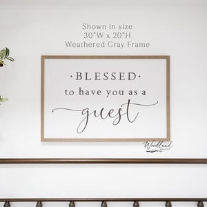 Be Our Guest Sign | Guestroom Farmhouse Sign | Guestroom Decor ...