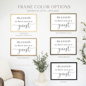 Be Our Guest Sign | Guestroom Farmhouse Sign | Guestroom Decor ...