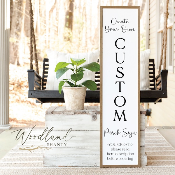 Custom Porch Sign - Etsy
