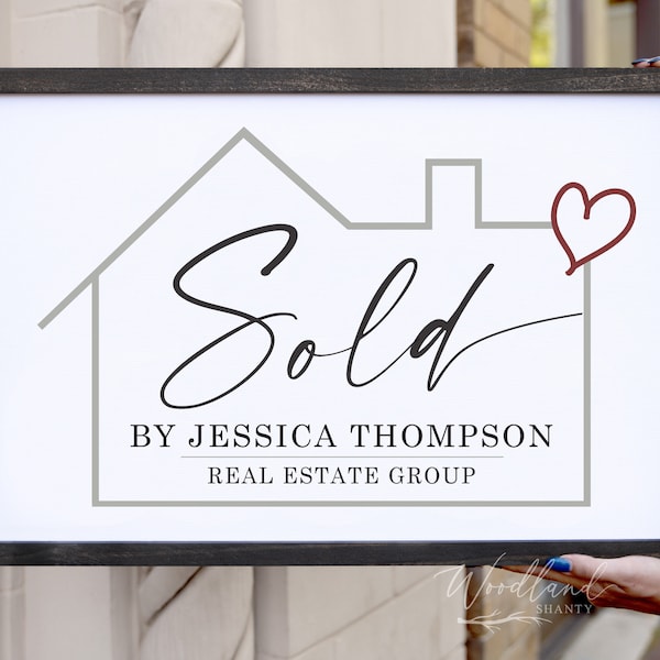 Realtor Sold Sign - Etsy