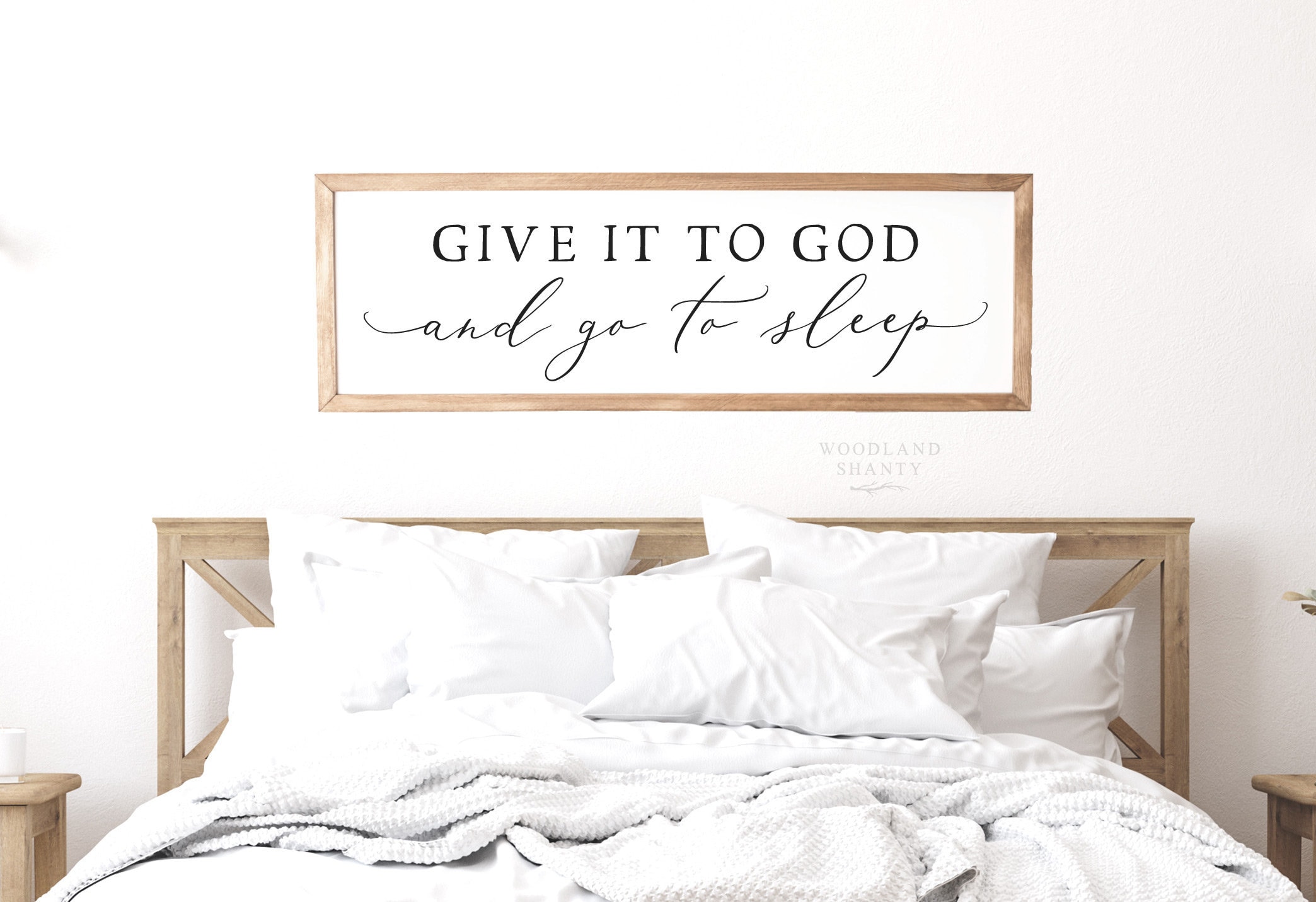 Give It to God and Go to Sleep Sign - Etsy