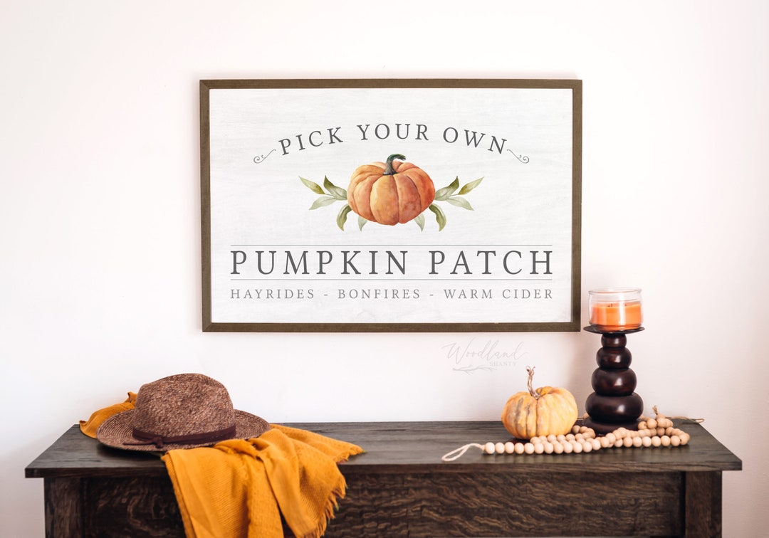Pumpkin Patch Sign Farmhouse Fall Sign Farmhouse Pumpkins - Etsy
