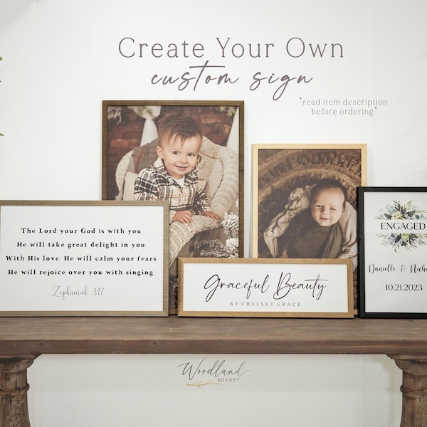 6x6 Wood Sign - Etsy