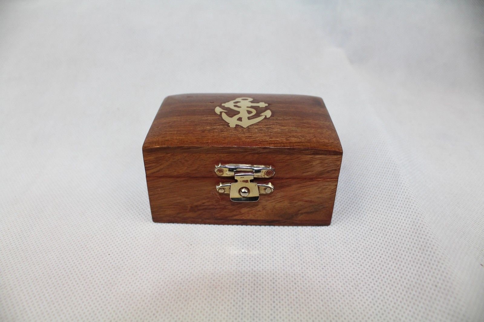 Handcrafted Traditional Trinket Box w Brass Decoration | Etsy