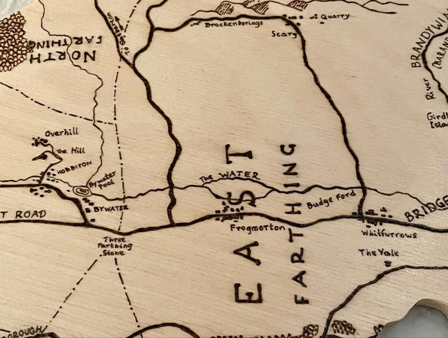 Shire Map State Outline - Etsy