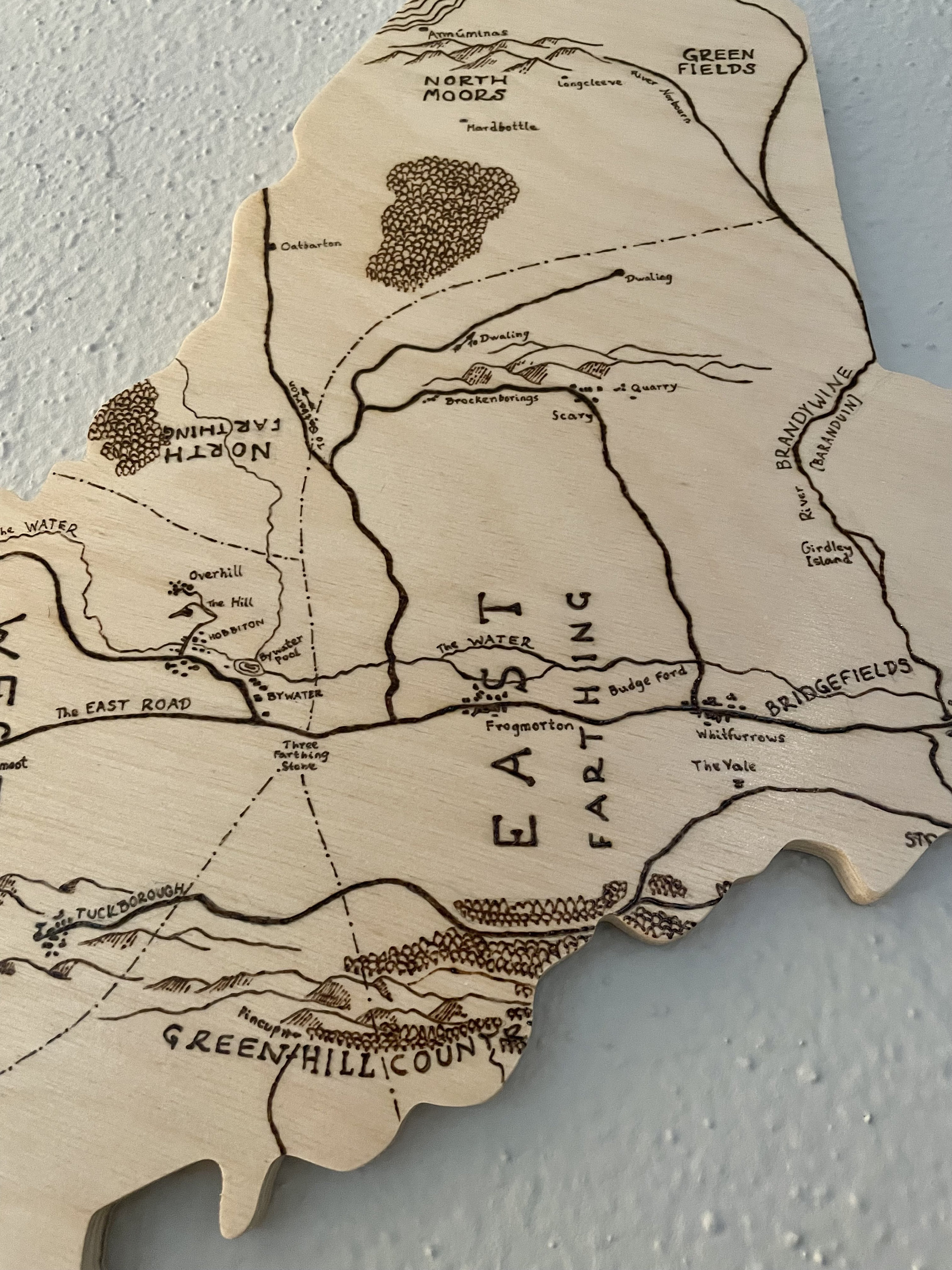 Shire Map State Outline - Etsy