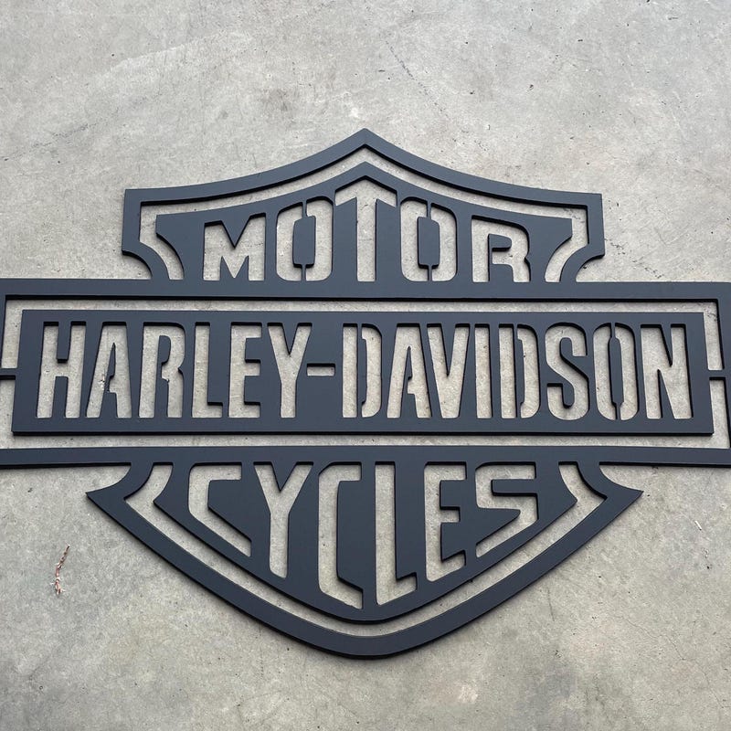 Harley Davidson Sign - Etsy
