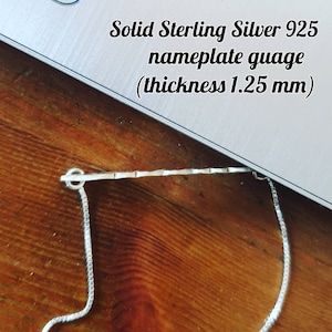 Name Necklace Silver Emma Style Personalized Flower Birthstone Design ...